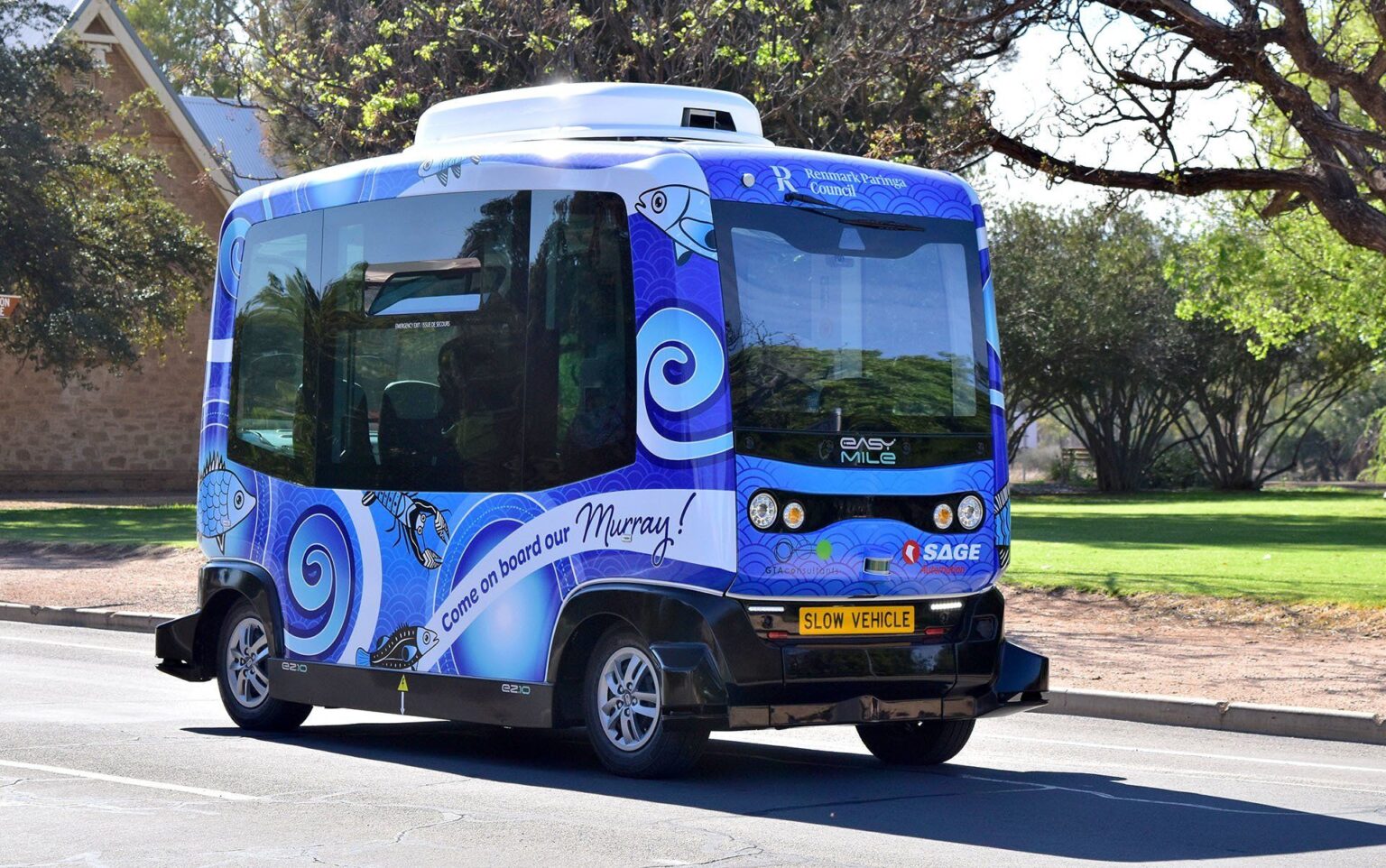 South Australia’s Driverless Bus ‘Murray’ on a Brand New Track