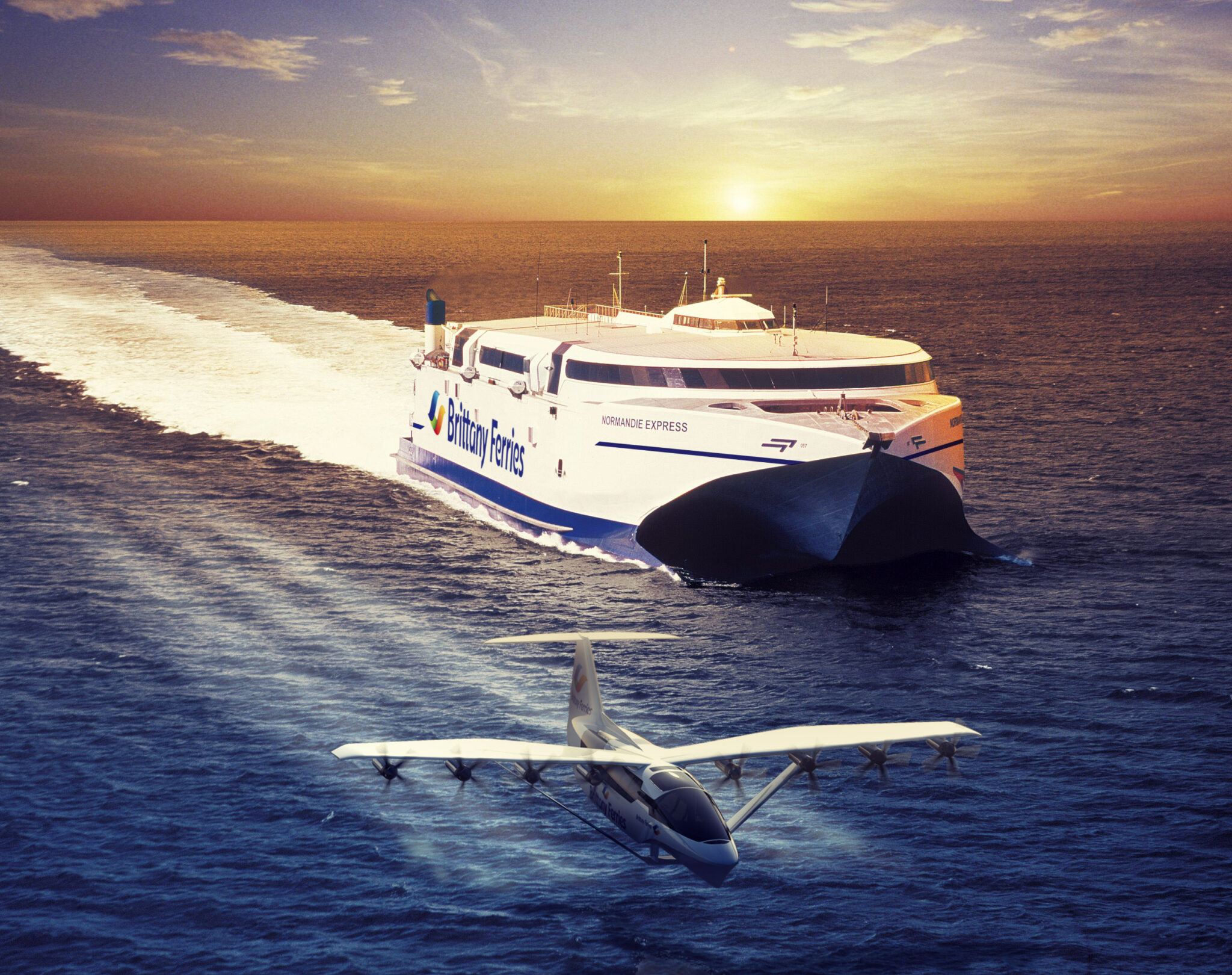 Brittany Ferries & REGENT: Zero-Emission, Sea-Skimming ‘Flying Ferries’