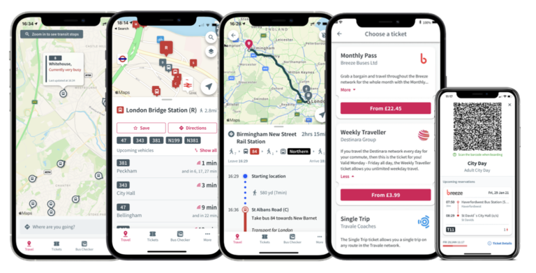Ticketing Comes to UK Bus Checker after 10 Years | UrbanThings