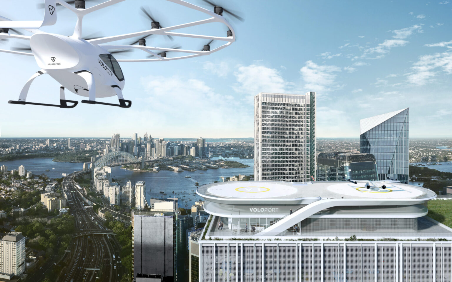 Volocopter VoloPort: The Efficient & Ready-Made Vertiport Network Solution