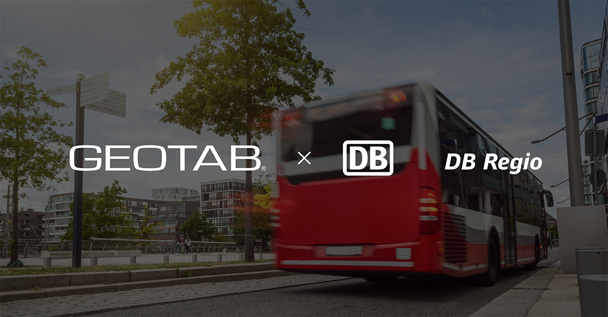 Geotab and DB Regio Bus Save Fuel and Reduce Emissions on the Way to a ...