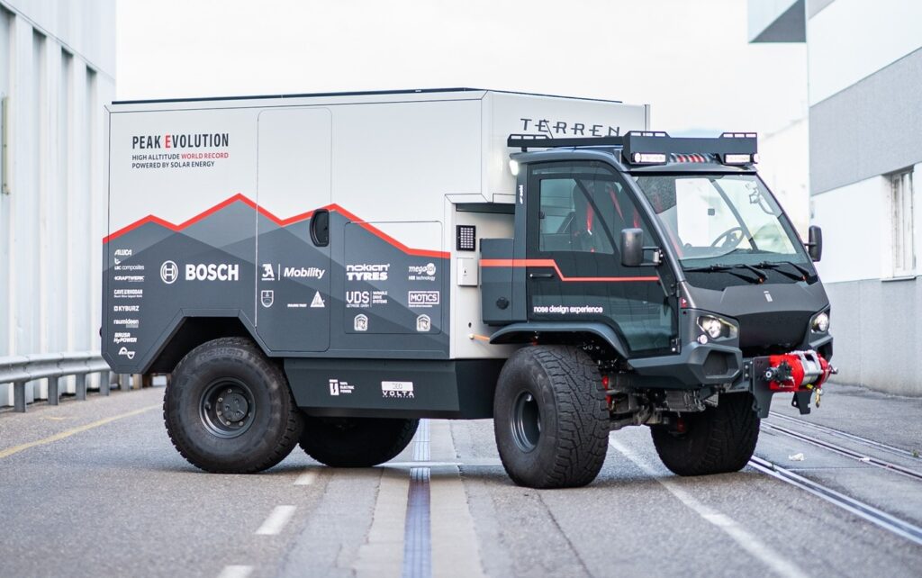 TERREN Electric Truck to Attempt High Altitude World Record on a ...