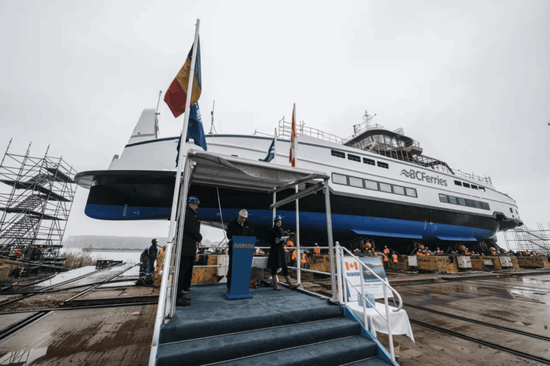 Damen Shipyards Completes Electric-Ready Ferry for BC Ferries | Future ...